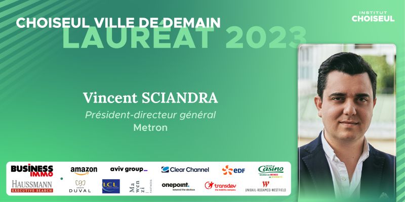 METRON Selected for the Choiseul Ville de Demain 2023 Ranking
